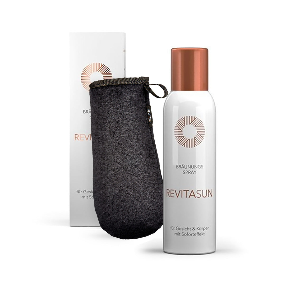 REVITASUN Spray Tan Mist + Cosmetic Glove – www.atelierkosmetika.lt